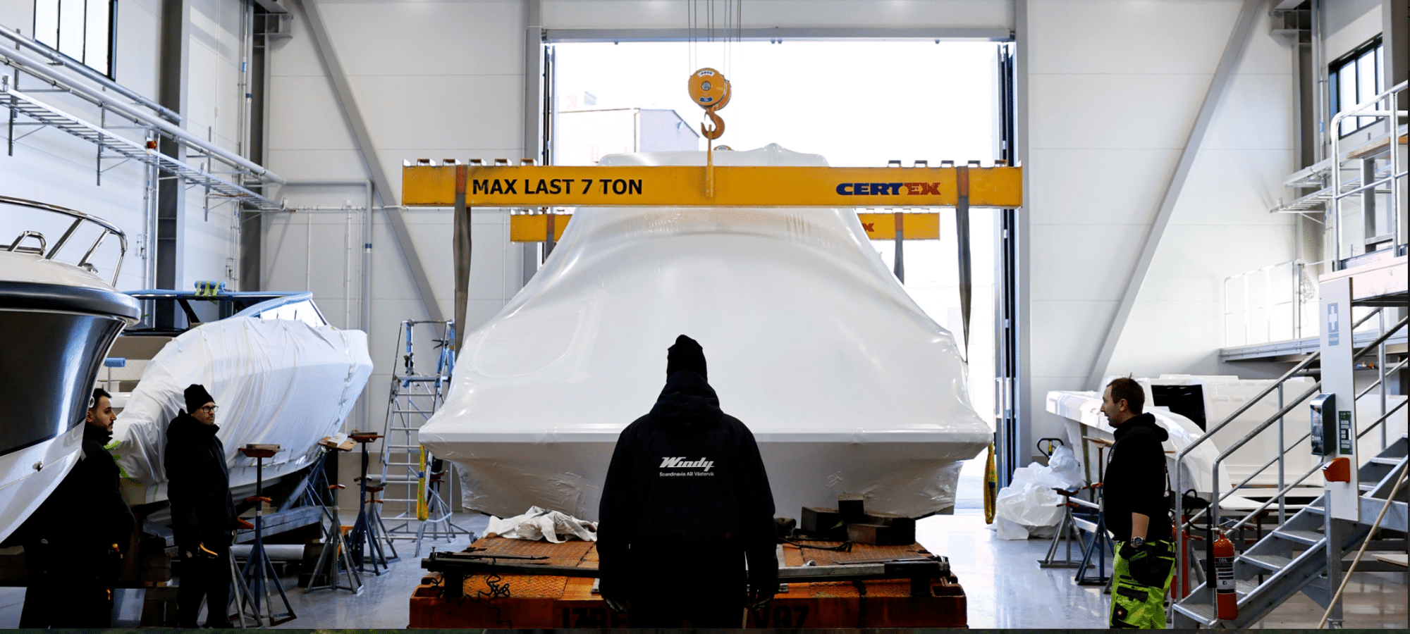 A new production hall for Windy yachts